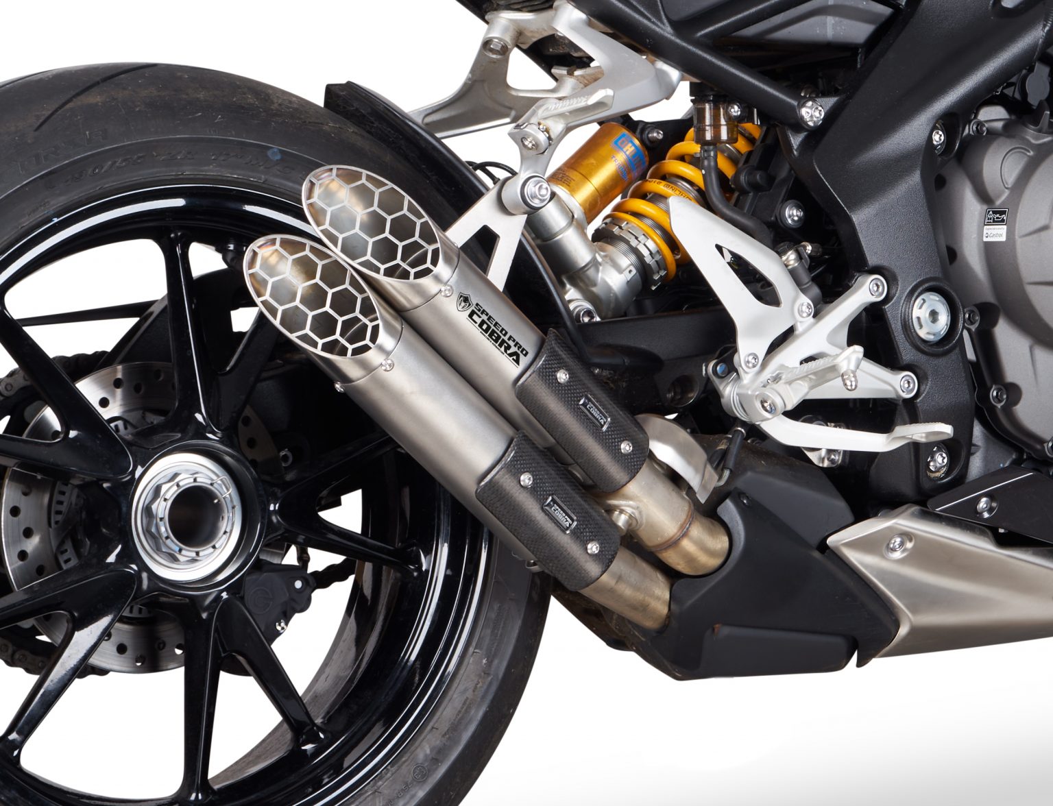 SPEEDPRO COBRA Slip-on Triumph Speed Triple 1200 RS/RR