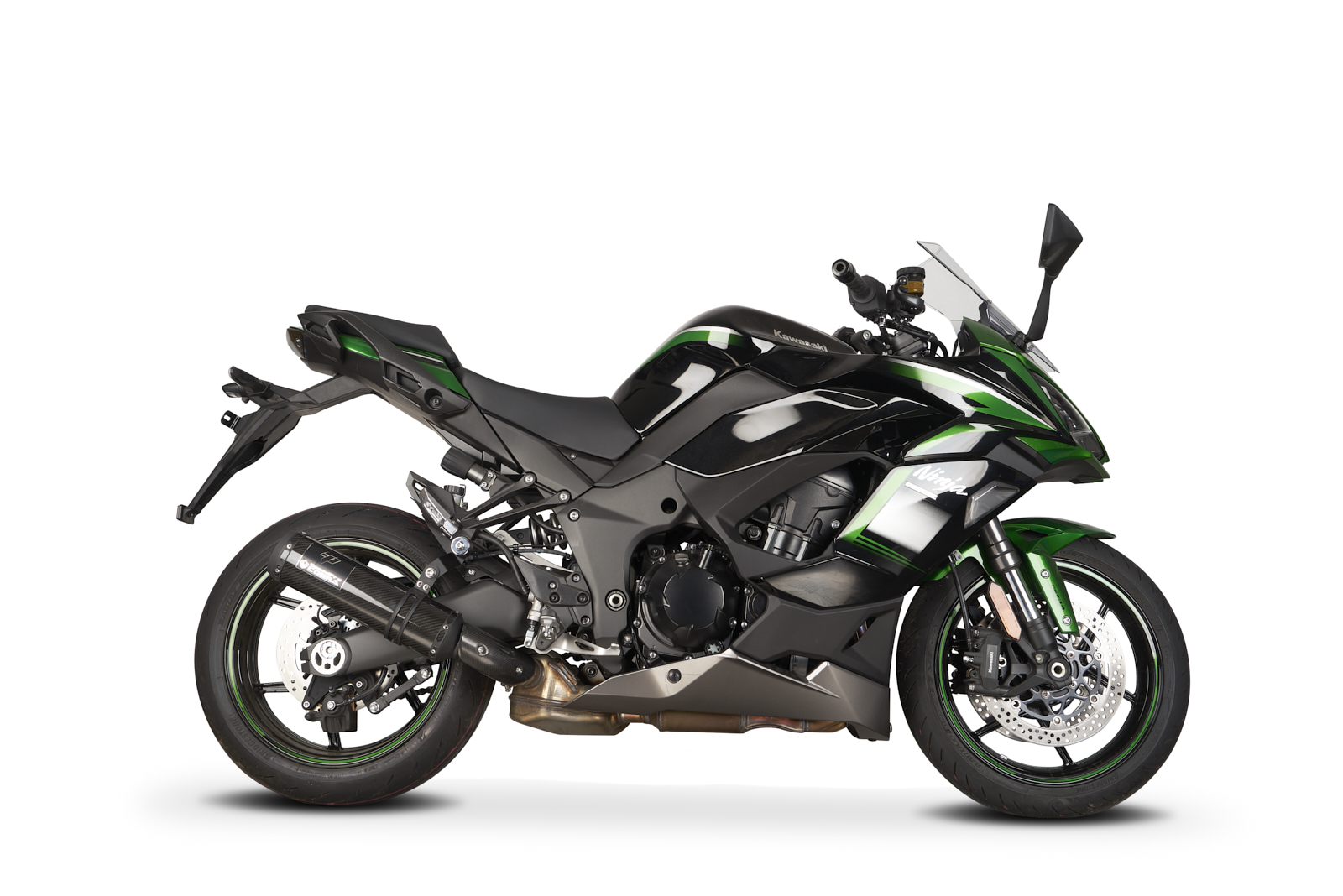 SPEEDPRO COBRA SPX BlackSeries Touring Series Slip-on Kawasaki Ninja ...