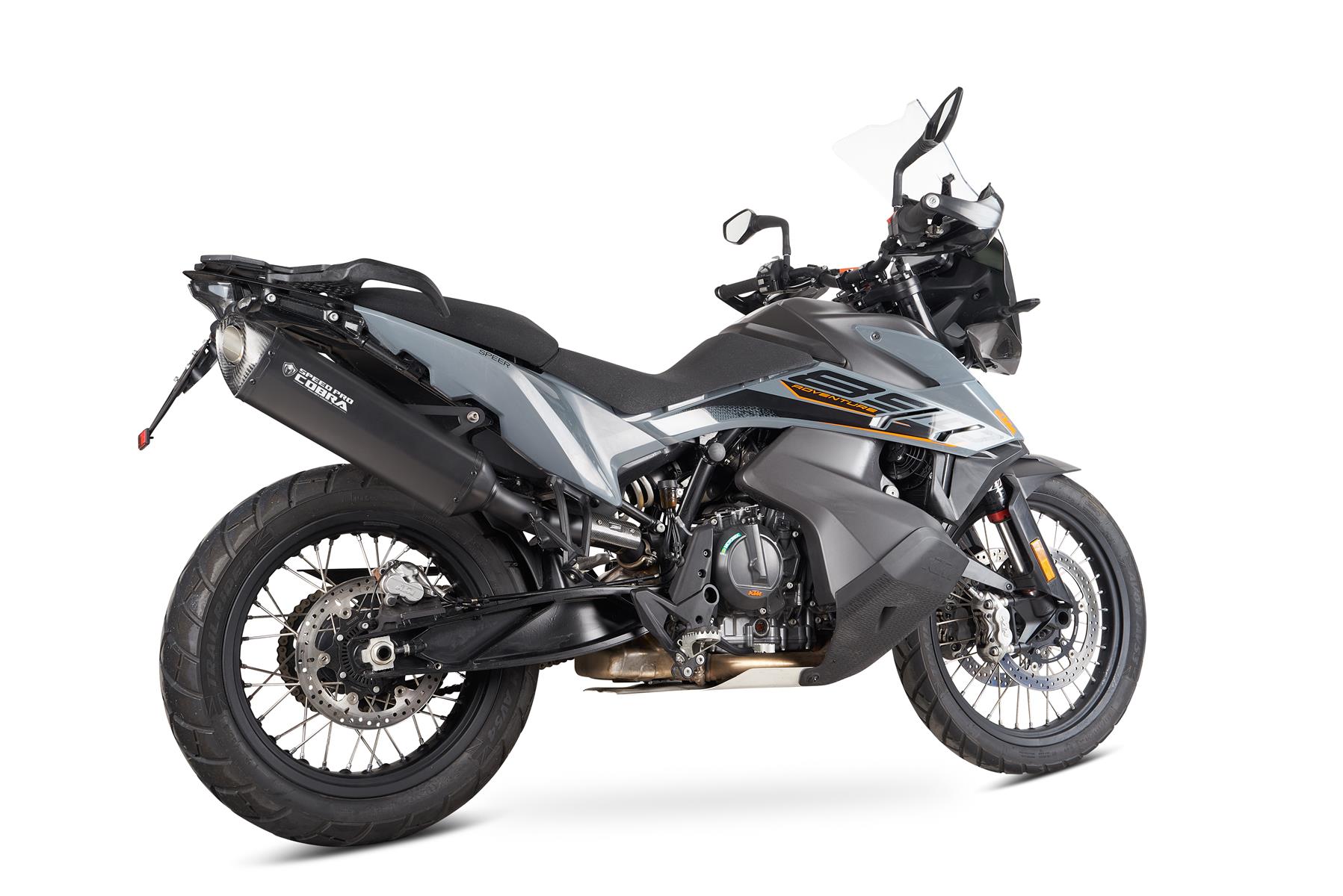 SPEEDPRO COBRA CR2 Black Touring Series Slip-on KTM 790 Adventure / 890 ...
